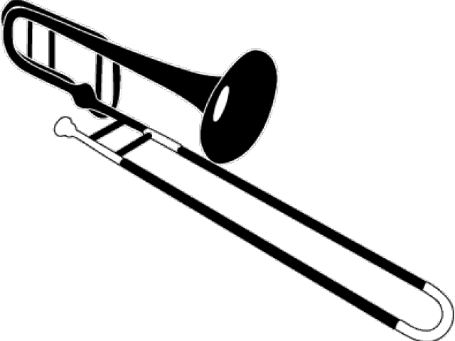 Trombone Clipart - Png Download - Full Size Clipart (#2238548) - PinClipart