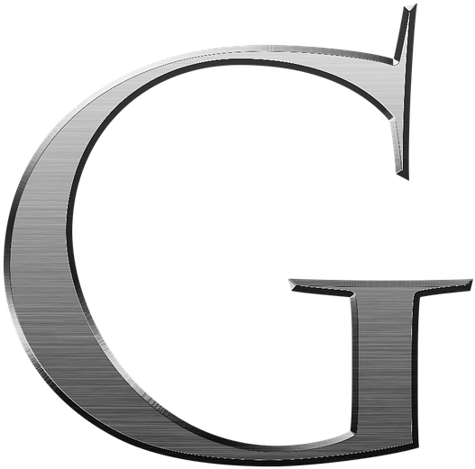 G Letter Metal Steel Alphabet Png Image Clipart - Full Size Clipart ...