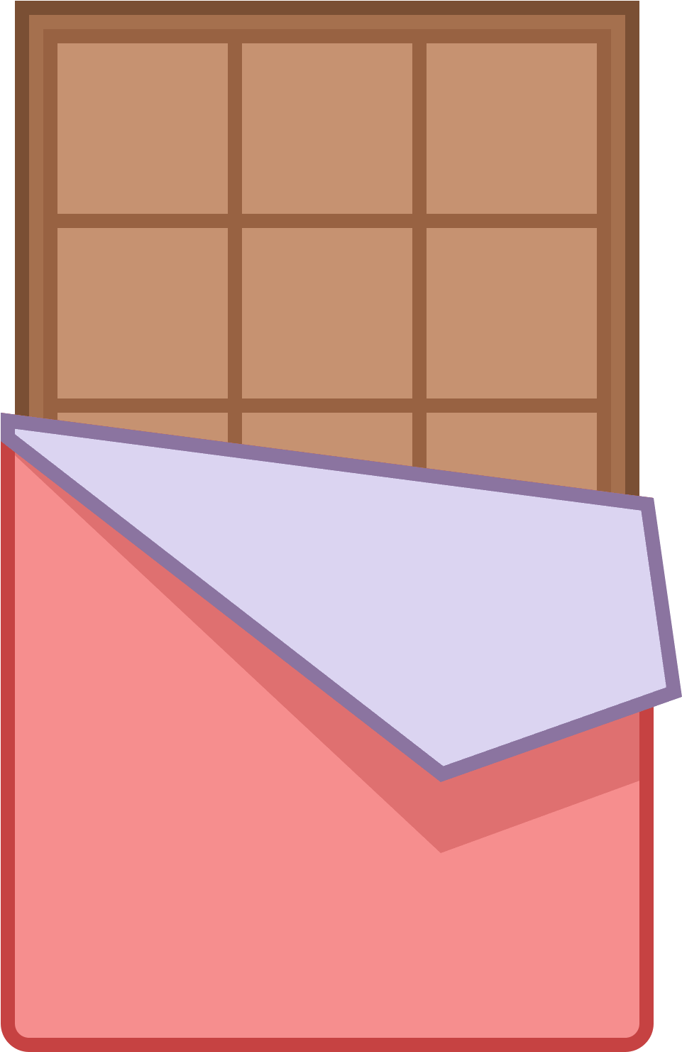 Chocolate Bar Vector Png Clipart - Full Size Clipart (#2243365 ...