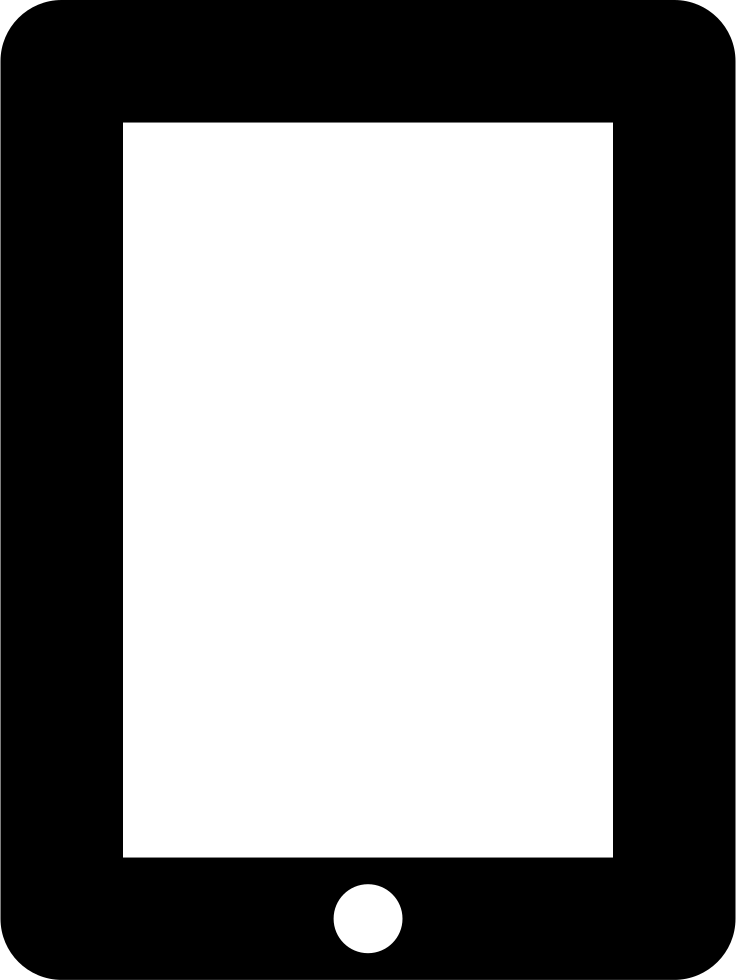 Tablet Outline Svg Icon Clipart - Full Size Clipart (#2245210) - PinClipart