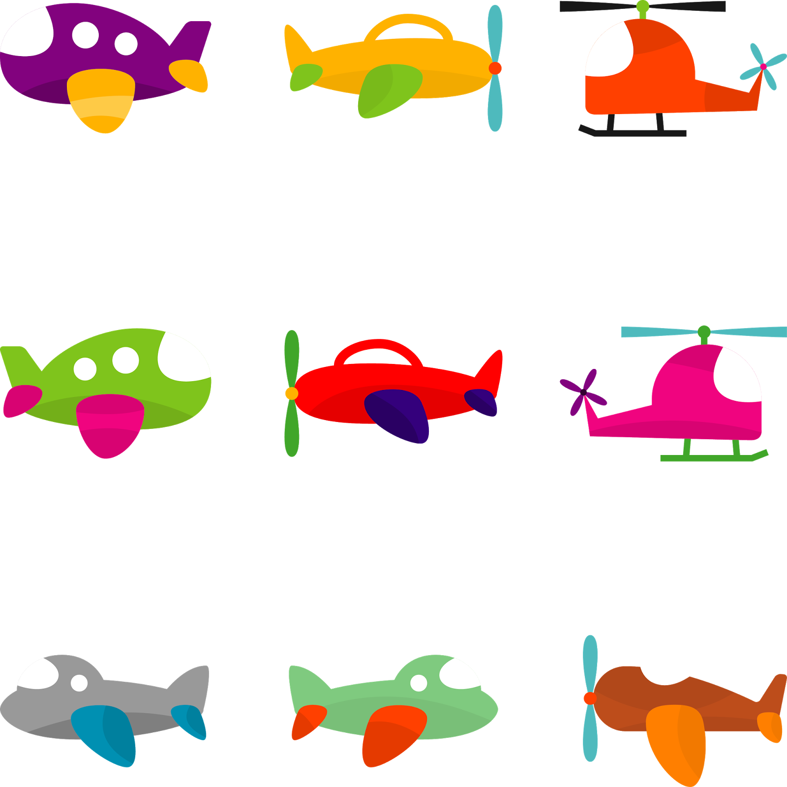 Cute Airplanes Clipart - Full Size Clipart (#2248957) - PinClipart