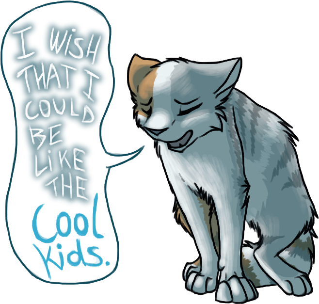 Cause All The Cool Kids, They Seem To Fit In Clipart - Full Size ...