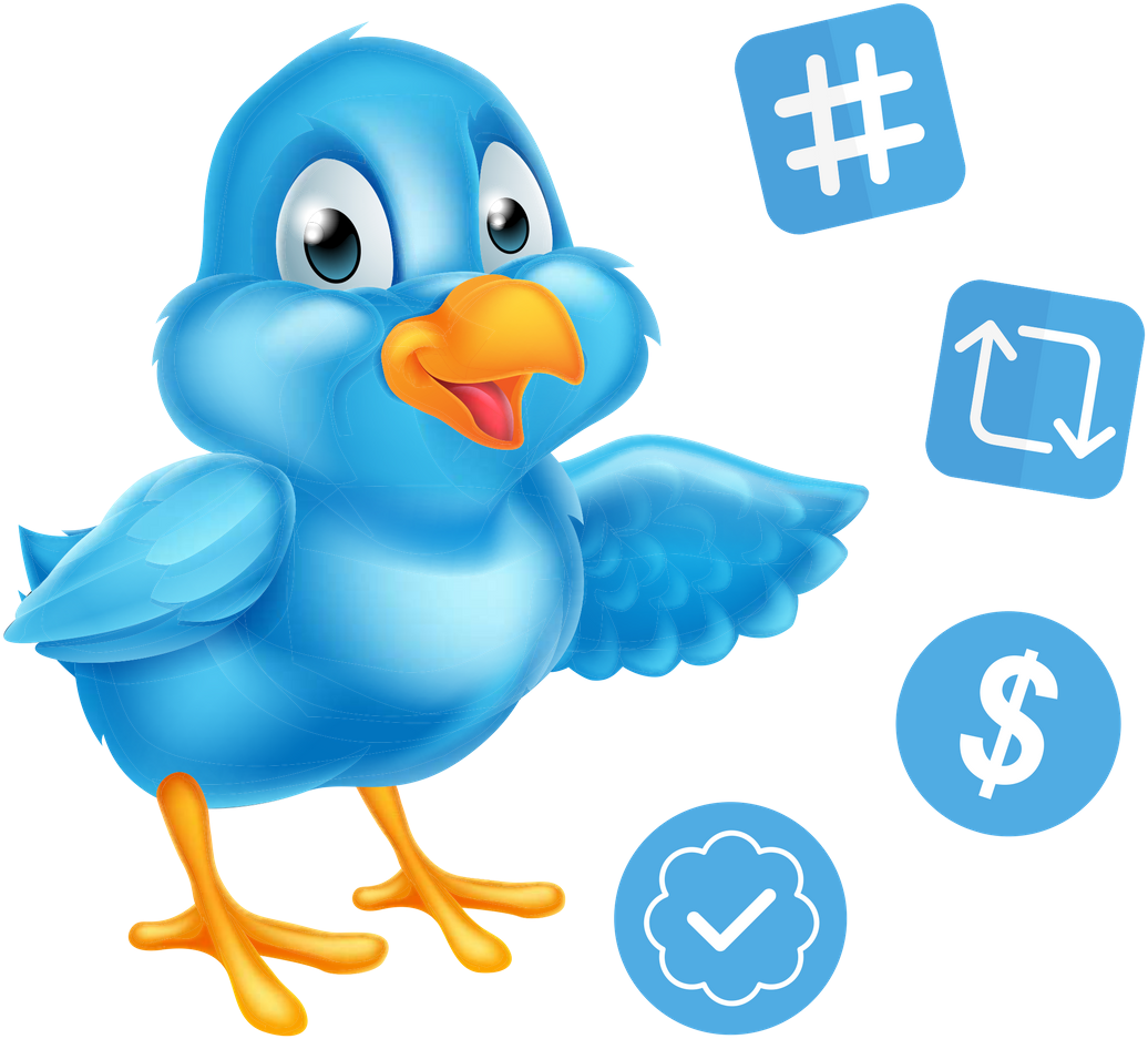 Twitter Bird Clipart - Full Size Clipart (#2251833) - PinClipart