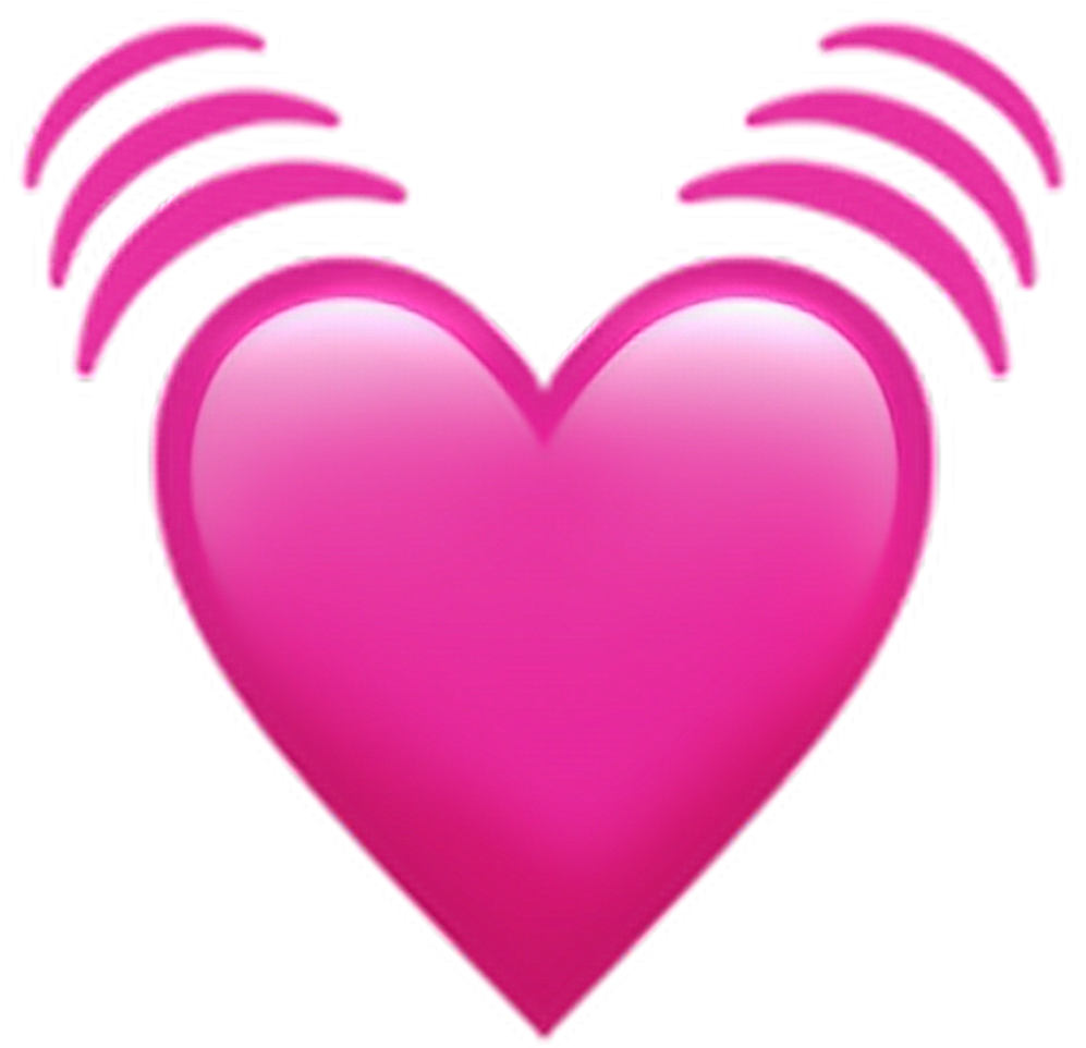 Beatingheartemoji Beating Heart Emoji Clipart - Full Size Clipart ...
