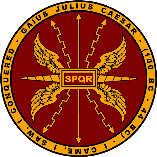 Julius Caesar Roman Legion Seal Shirt Clipart - Full Size Clipart ...