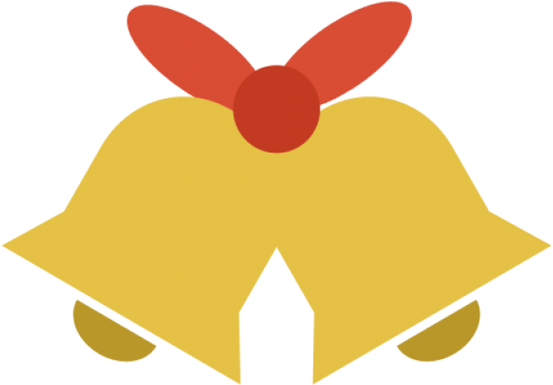 Christmas Bell Clipart Simple - Png Download - Full Size Clipart ...