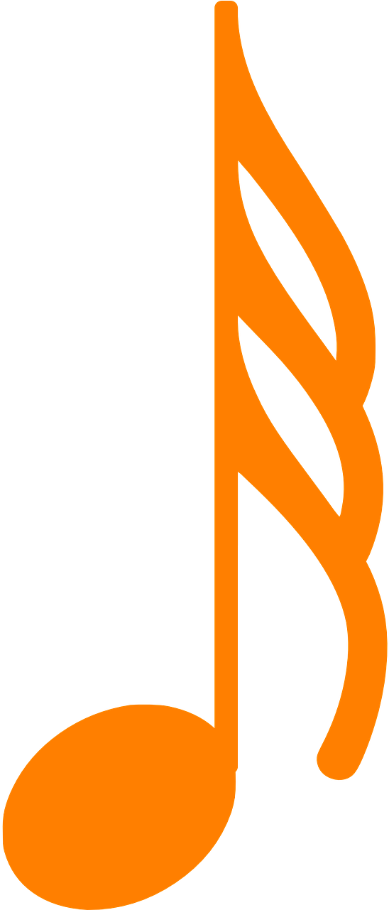 Note Music Orange Musical Png Image Clipart - Full Size Clipart ...