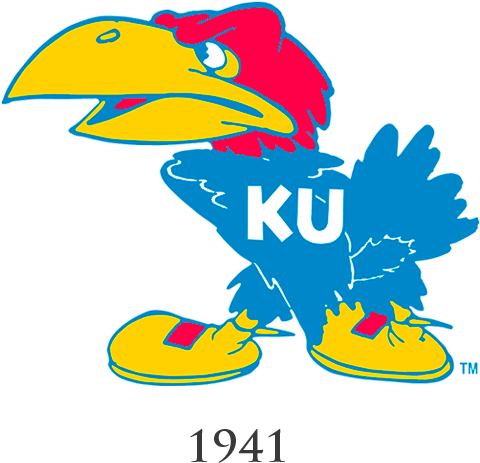 In Front Of Strong Hall Perches A Large Jayhawk, A Clipart - Full Size ...