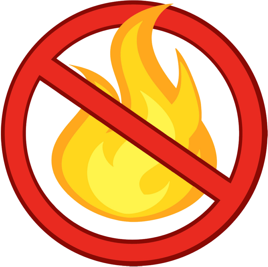 No Fire Clip Art - Png Download - Full Size Clipart (#2269088) - PinClipart