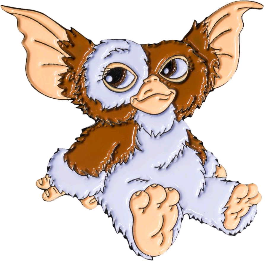 Gizmo Sitting Enamel Pin Clipart - Full Size Clipart (#2270065 ...
