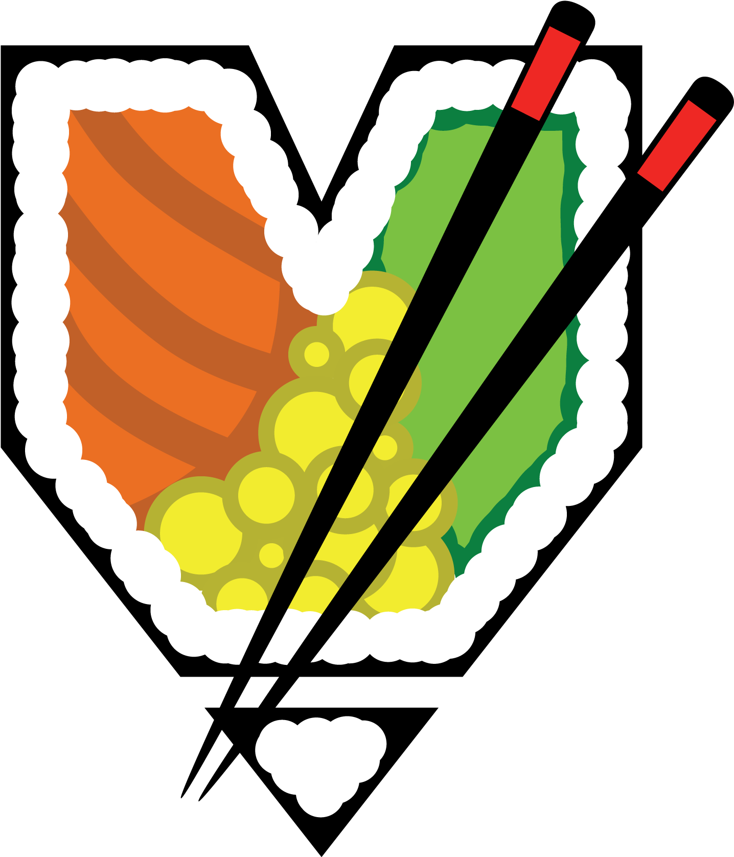 Hah-sushi Clipart - Full Size Clipart (#2274658) - PinClipart