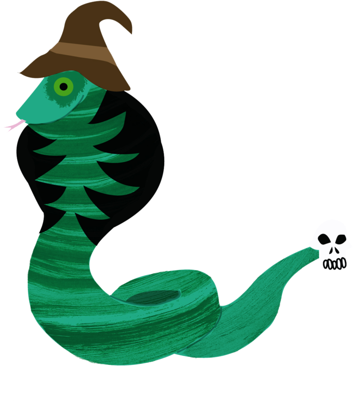Chantal Benitez Snake Wizard Clipart - Full Size Clipart (#2274752 ...