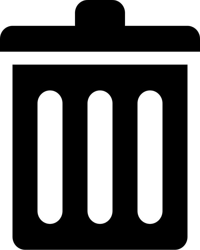 Full Trash Icon As Png And Ico Formats Veryicon Clipart - Full Size ...