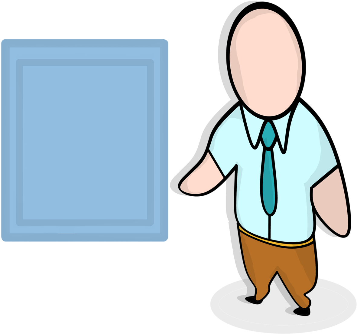 Blue Man Clip Art - Png Download - Full Size Clipart (#2282803 ...