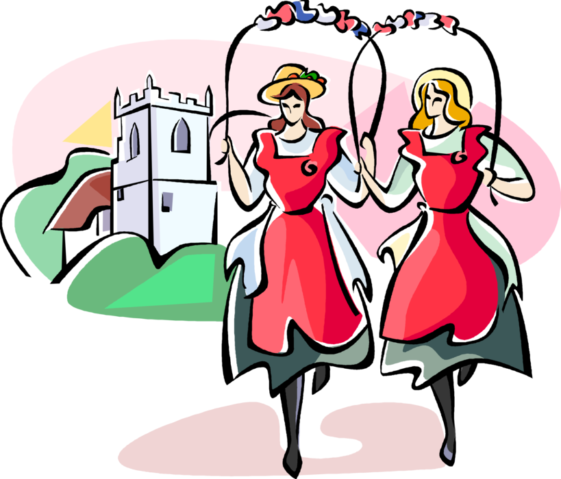 Download Vector Illustration Of English Folk Dance Morris Dancers ...