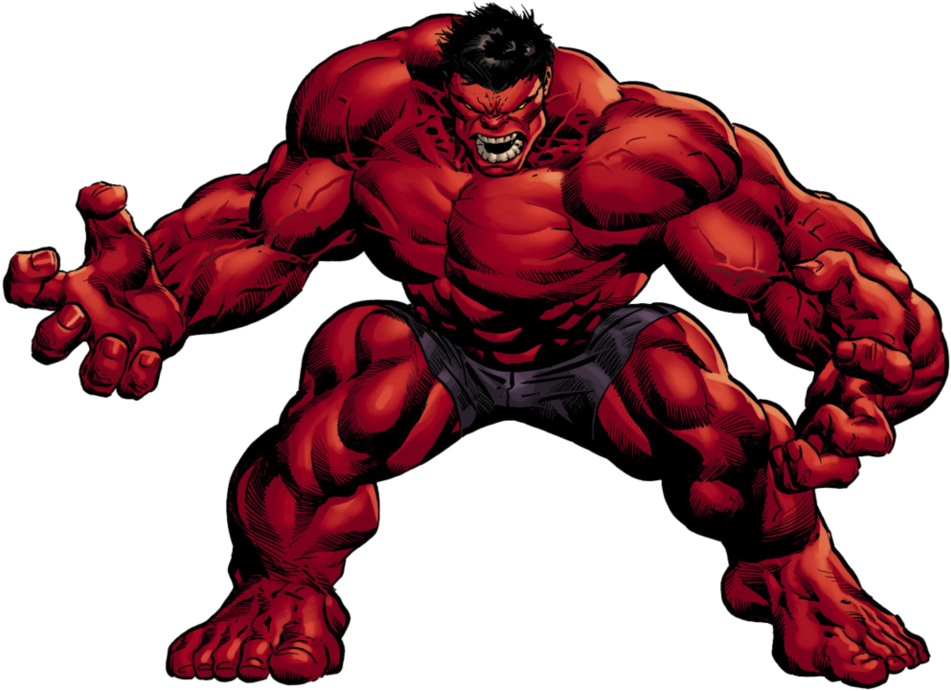 Red Hulk Png Clipart - Full Size Clipart (#2295350) - PinClipart