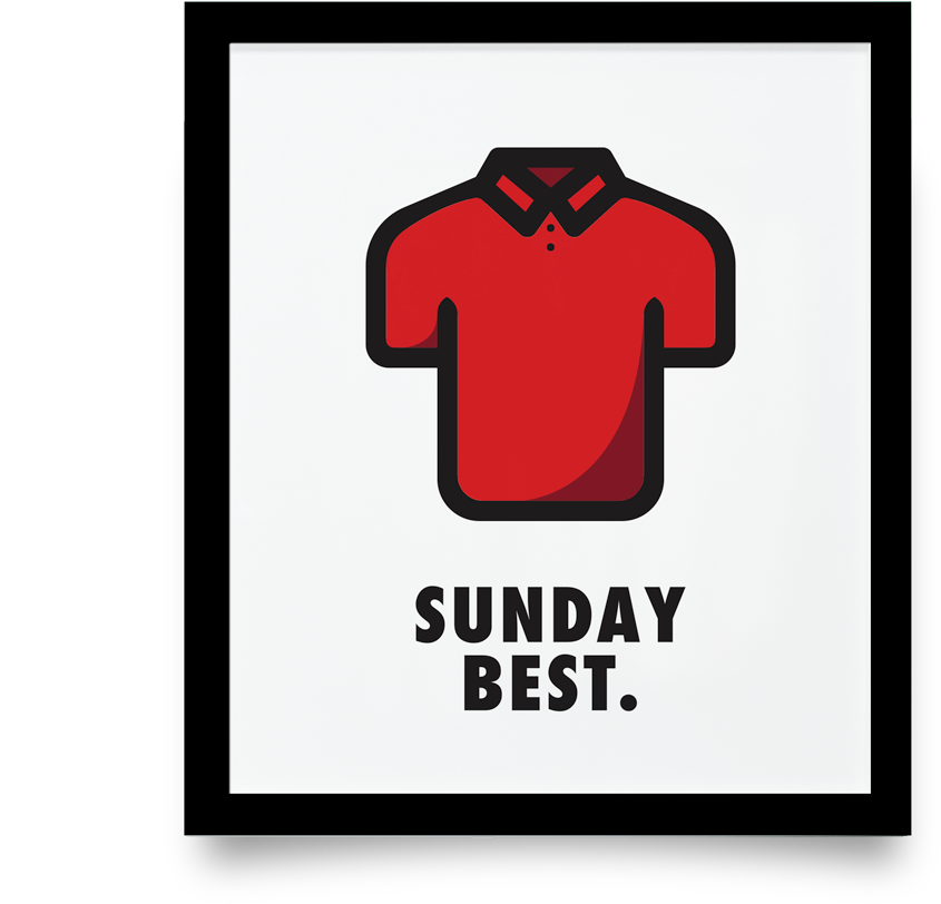 Sunday Best White Giclée Print Clipart - Full Size Clipart (#2296361 ...