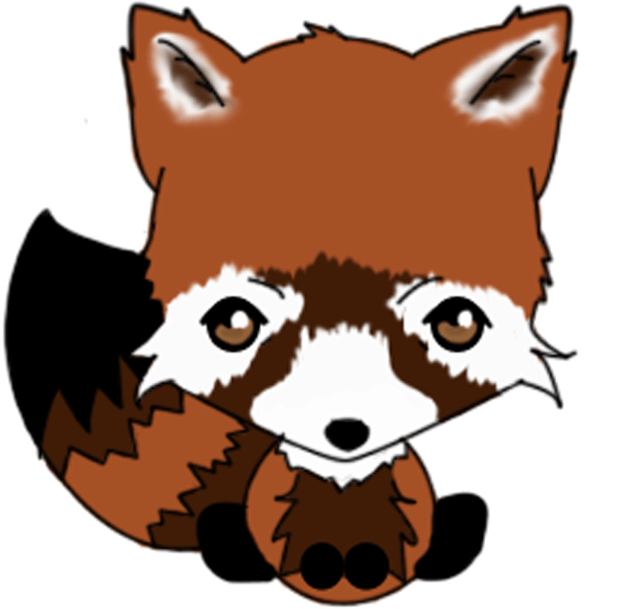 Red Panda Chibi Clipart - Full Size Clipart (#2298581) - PinClipart