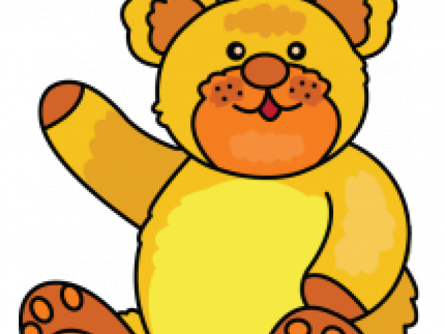 Drawn Teddy Bear Yellow Clipart - Full Size Clipart (#2299490) - PinClipart