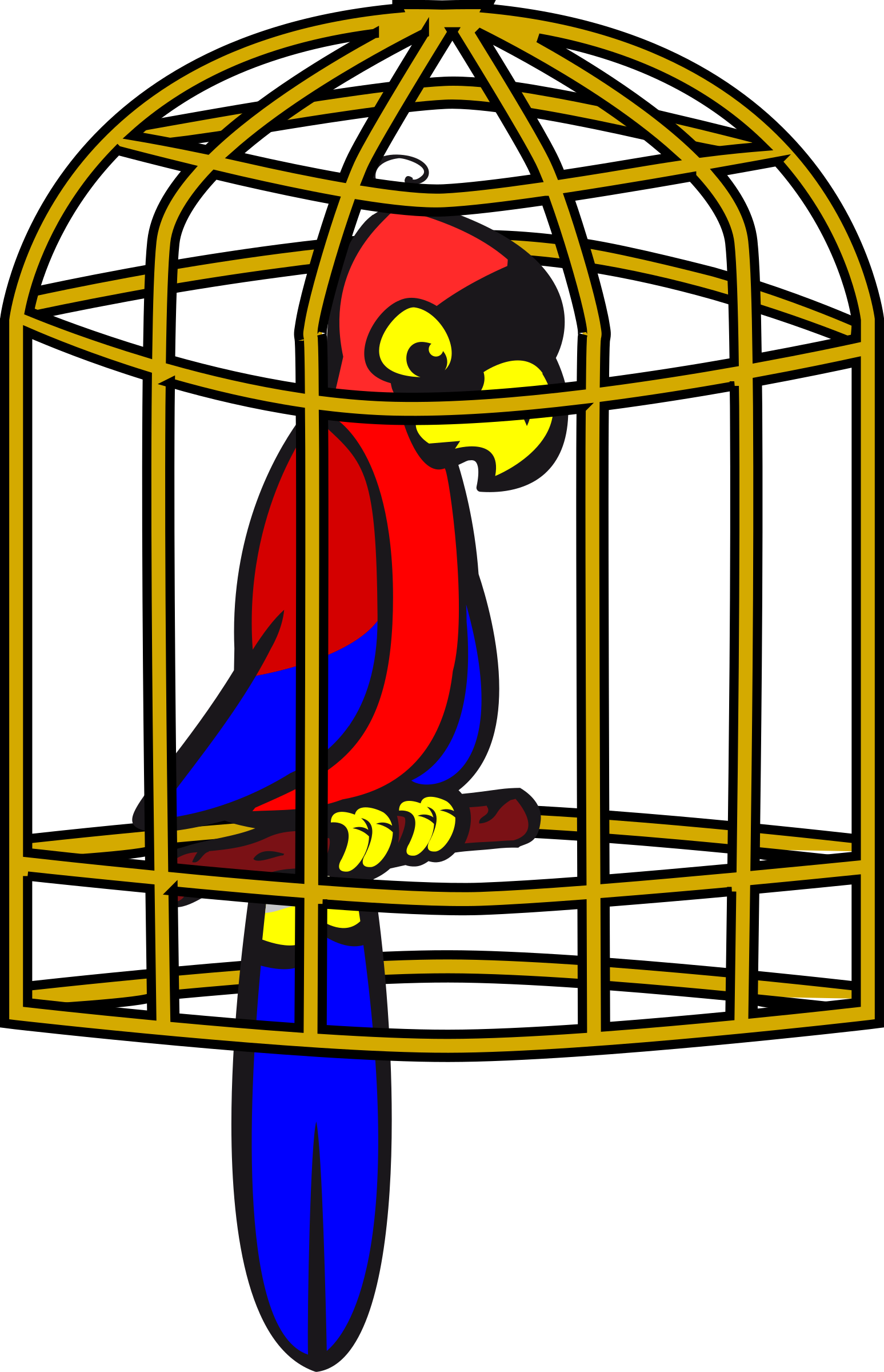 Parrot Birdcage Pet Clipart - Full Size Clipart (#230323) - PinClipart