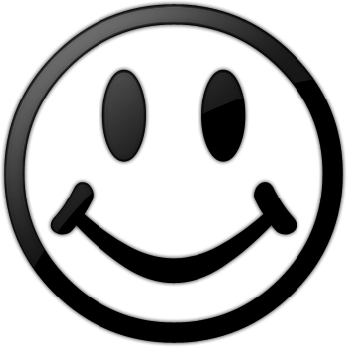 Download Smiley Face Clip Art Black And White Smiley Face Black ...