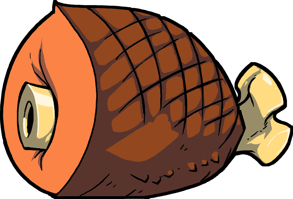 Viking Squad Food Transprent - Ham Cartoon Png Clipart - Full Size ...