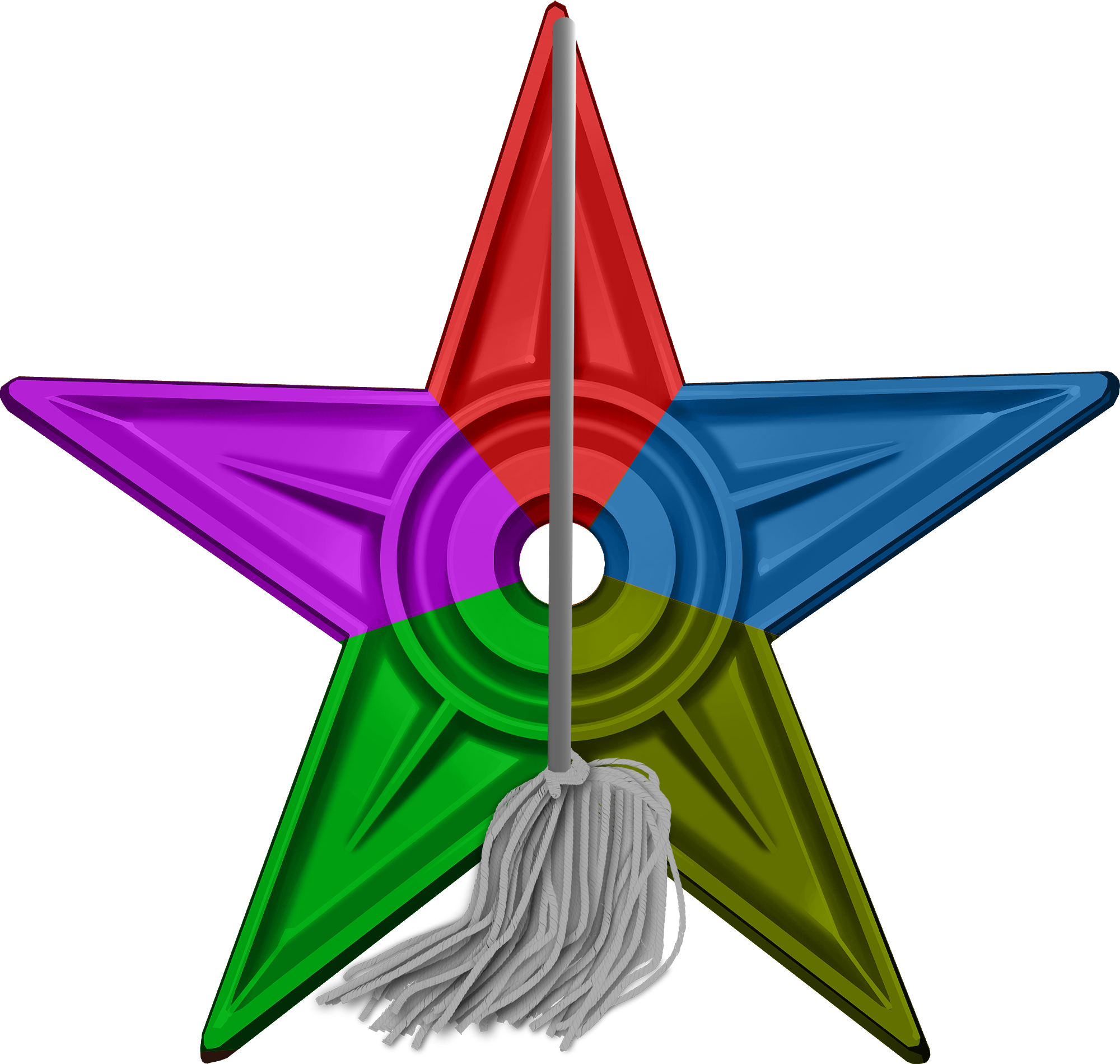 Cleanup Barnstar Hires Clipart - Full Size Clipart (#2303896) - PinClipart