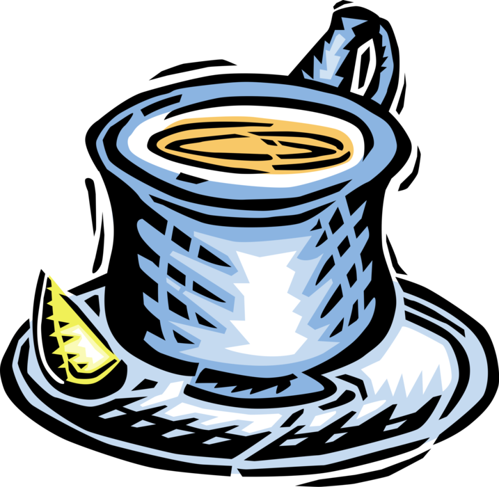 Vector Illustration Of Cup Of Steeped Tea In Teacup Clipart - Full Size ...