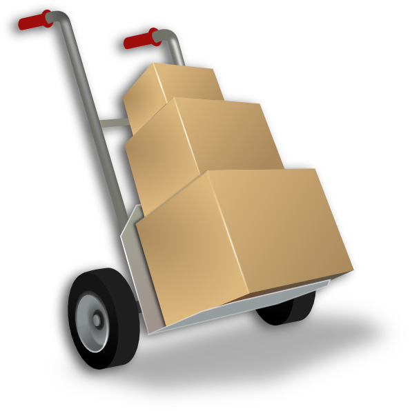 Hand Cart Clip Art - Png Download - Full Size Clipart (#2308378 ...