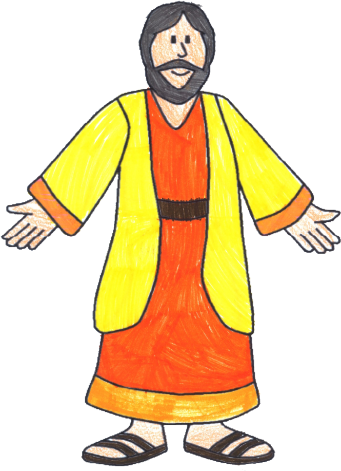 Flat Jesus Color Clipart - Full Size Clipart (#2313699) - PinClipart