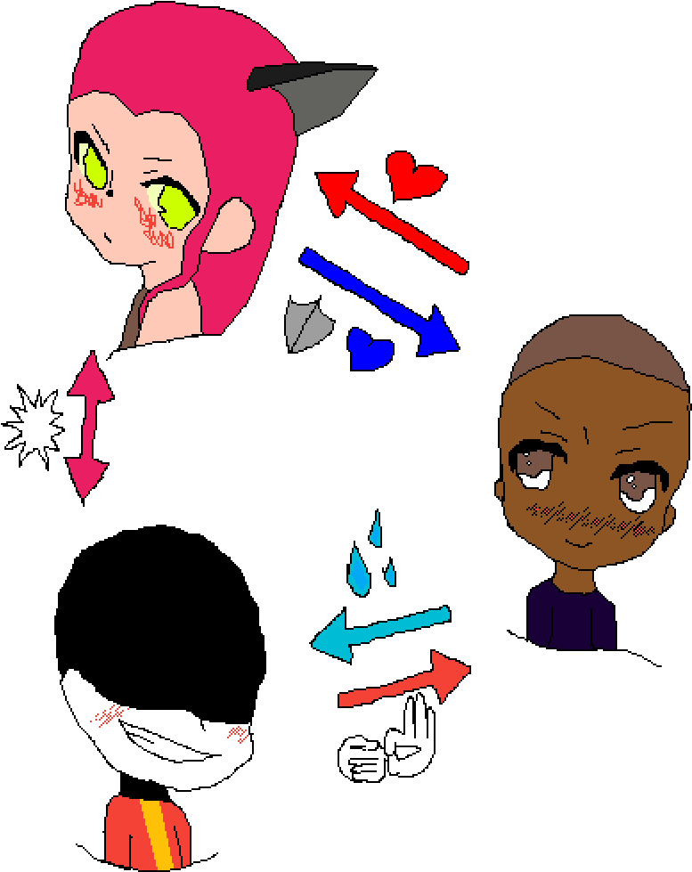 Love Triangle Clipart - Full Size Clipart (#2316029) - PinClipart