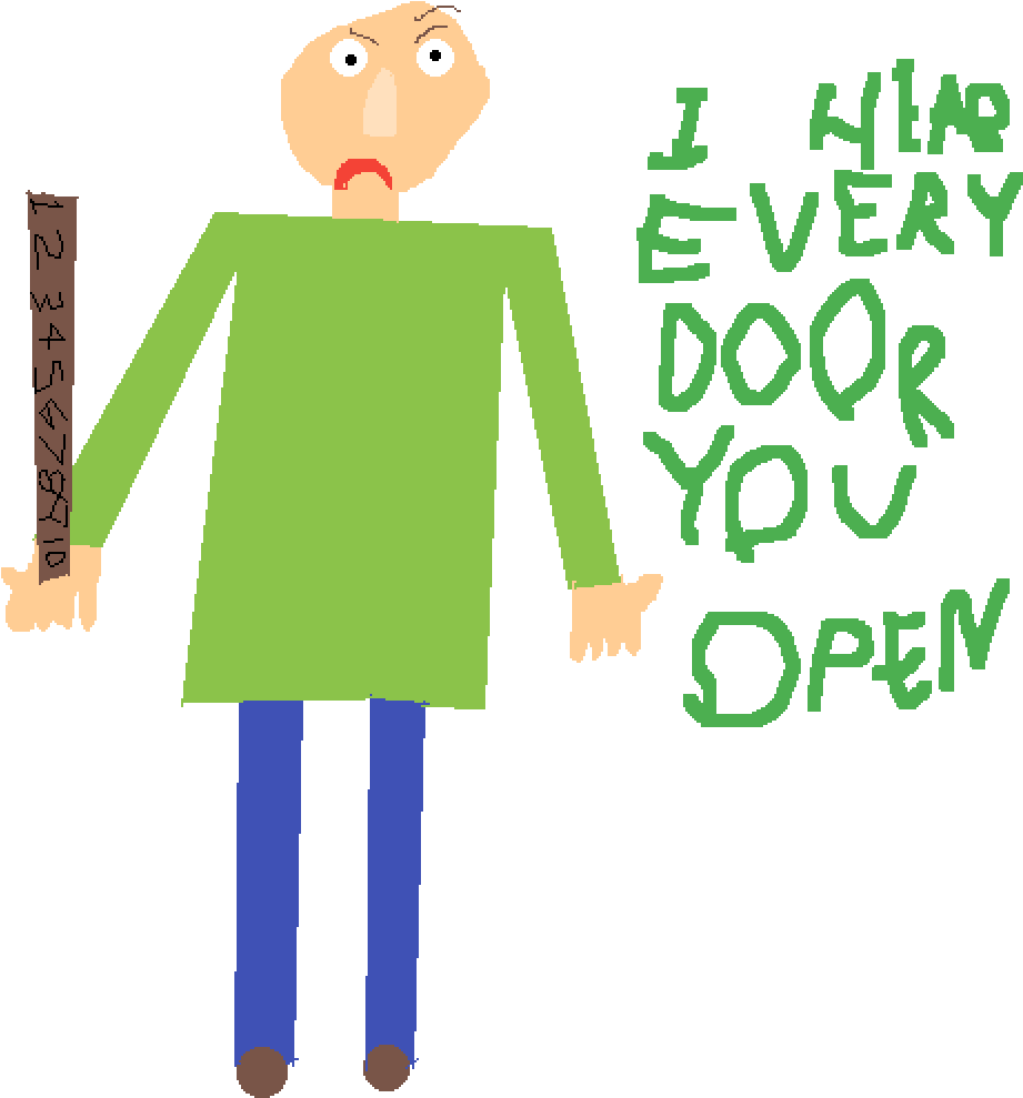 Baldis Basics Clipart - Full Size Clipart (#2319637) - PinClipart