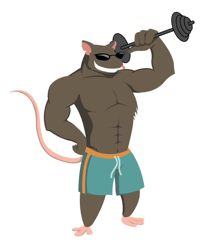 Gym Rat For Supersize Protein Powder Clipart - Full Size Clipart ...