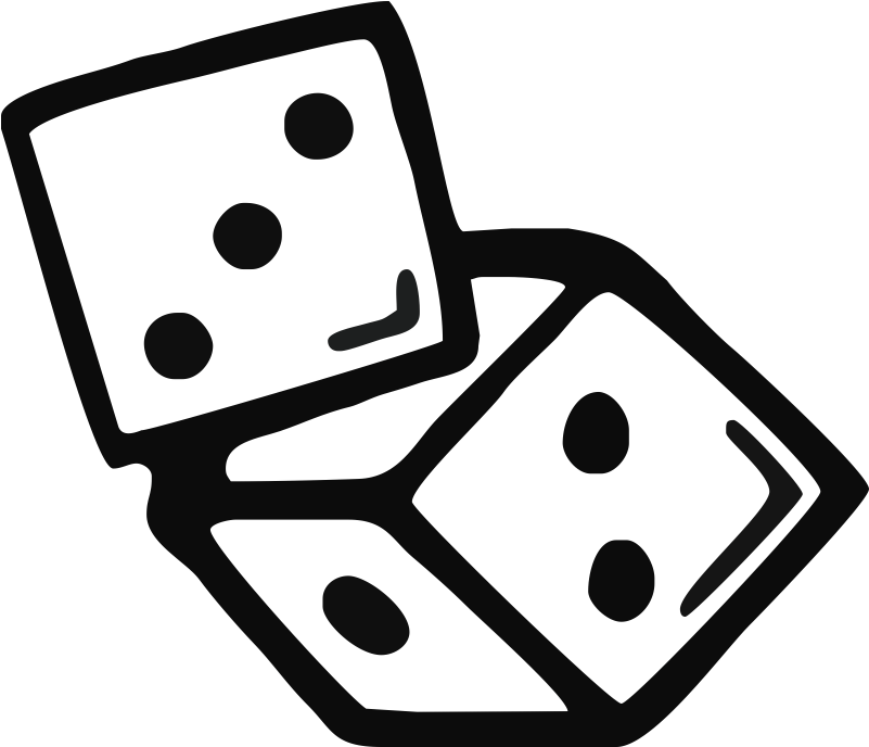 Dice One Logo Drawing Clipart - Full Size Clipart (#2331812) - PinClipart