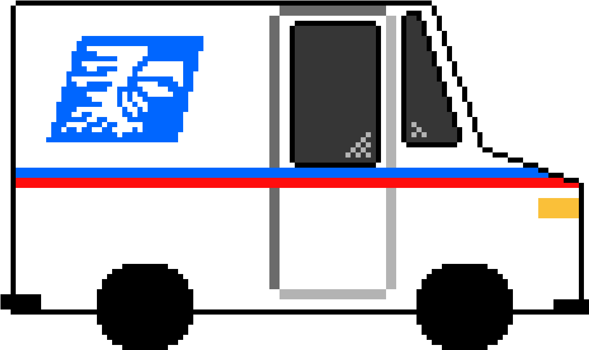 Mailtrucklarge Clipart - Full Size Clipart (#2333894) - PinClipart