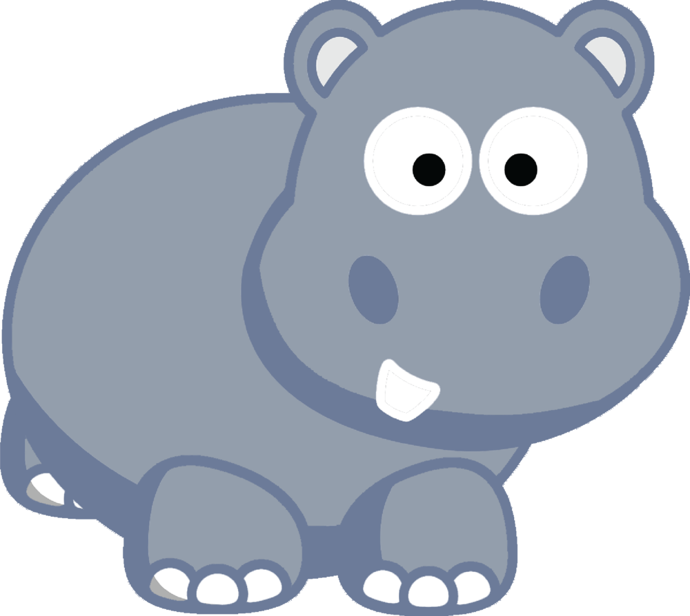 Hippo Clipart - Full Size Clipart (#2335983) - PinClipart