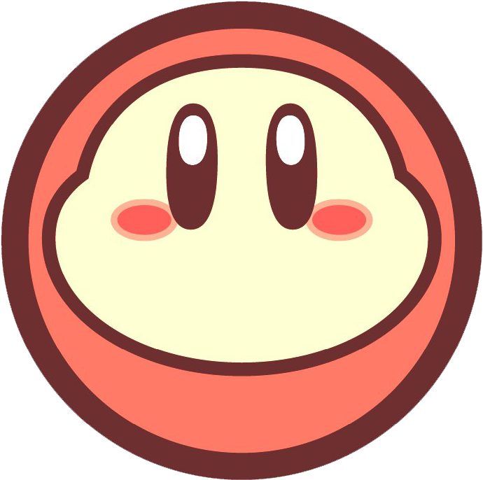 Kirby Face Png Clipart - Full Size Clipart (#2342229) - PinClipart