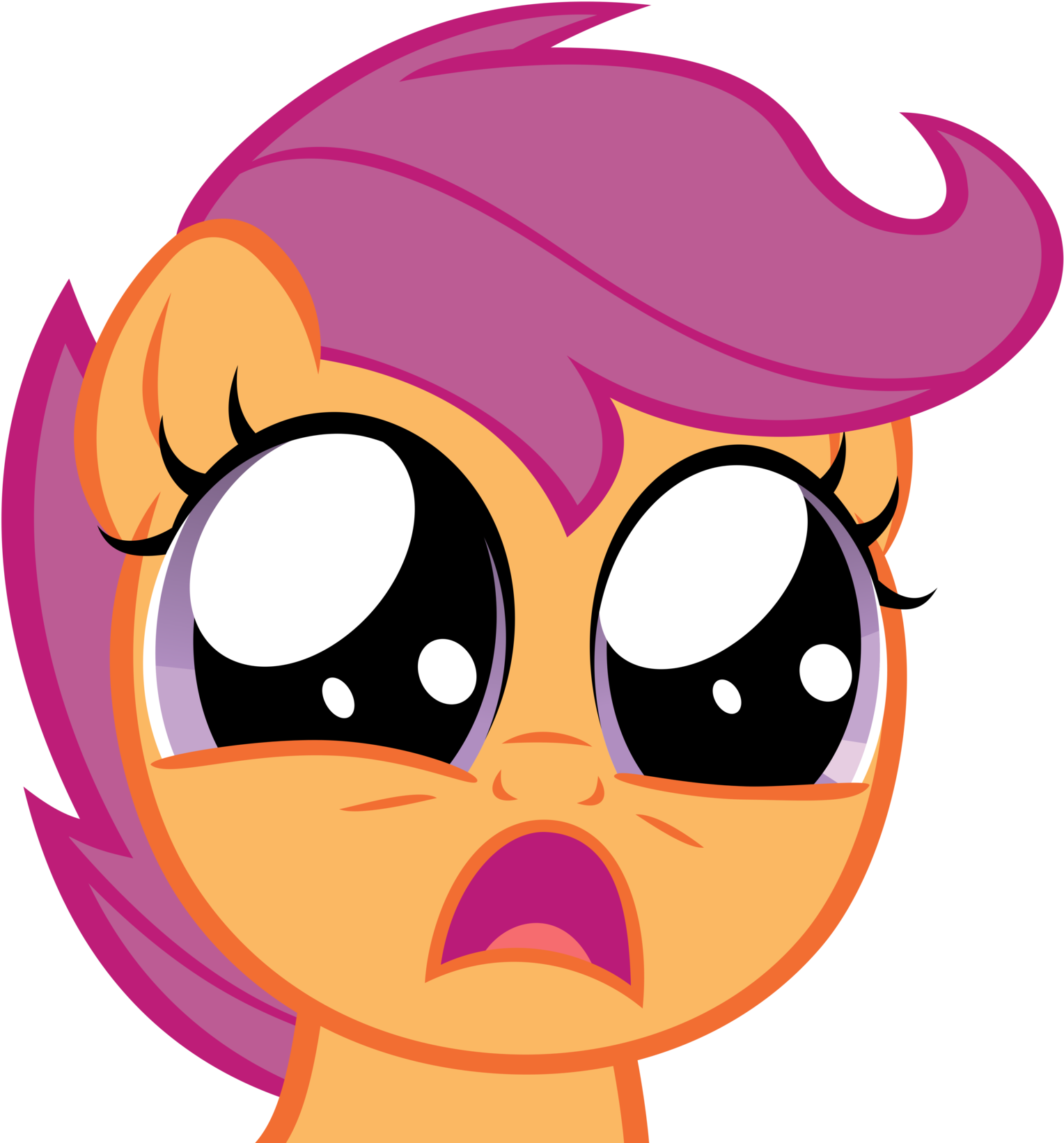 You Scared Scootaloo By Magister39 You Scared Scootaloo Clipart - Full ...