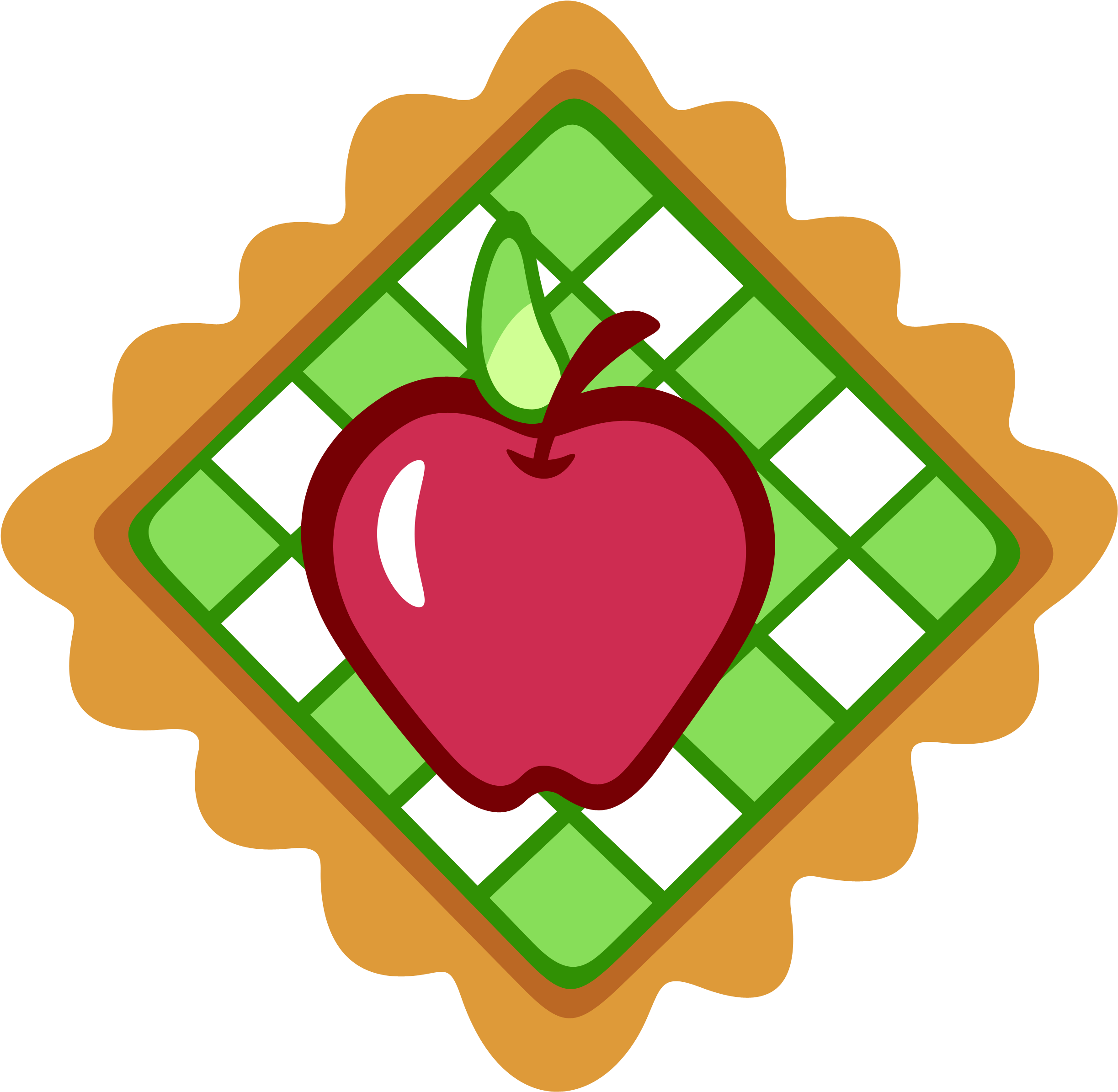 My Little Pony Applejack Cutie Mark Clipart - Full Size Clipart ...