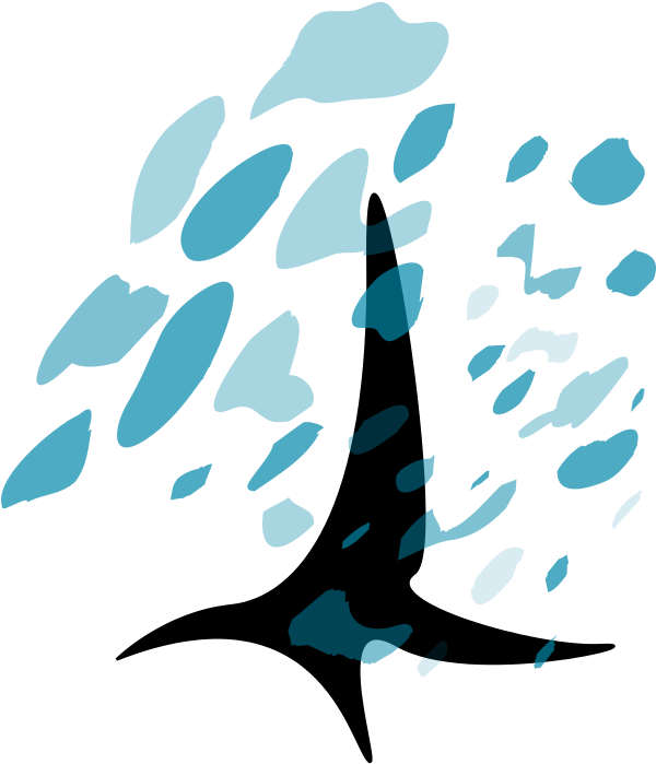 Blue Tree Clip Art - Png Download - Full Size Clipart (#2343406 ...