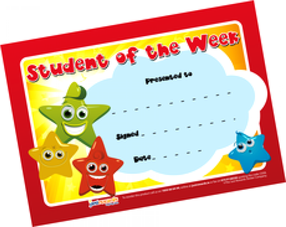 Student Of The Week Clip Art - Png Download - Full Size Clipart ...