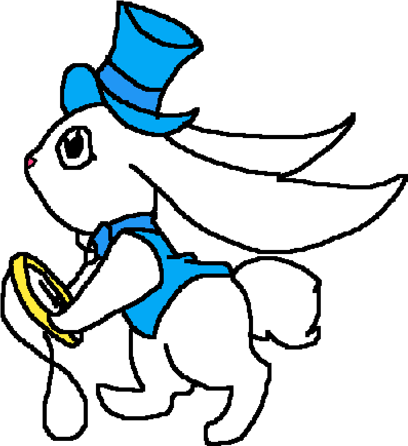 The White Rabbit Clipart - Full Size Clipart (#2362014) - PinClipart