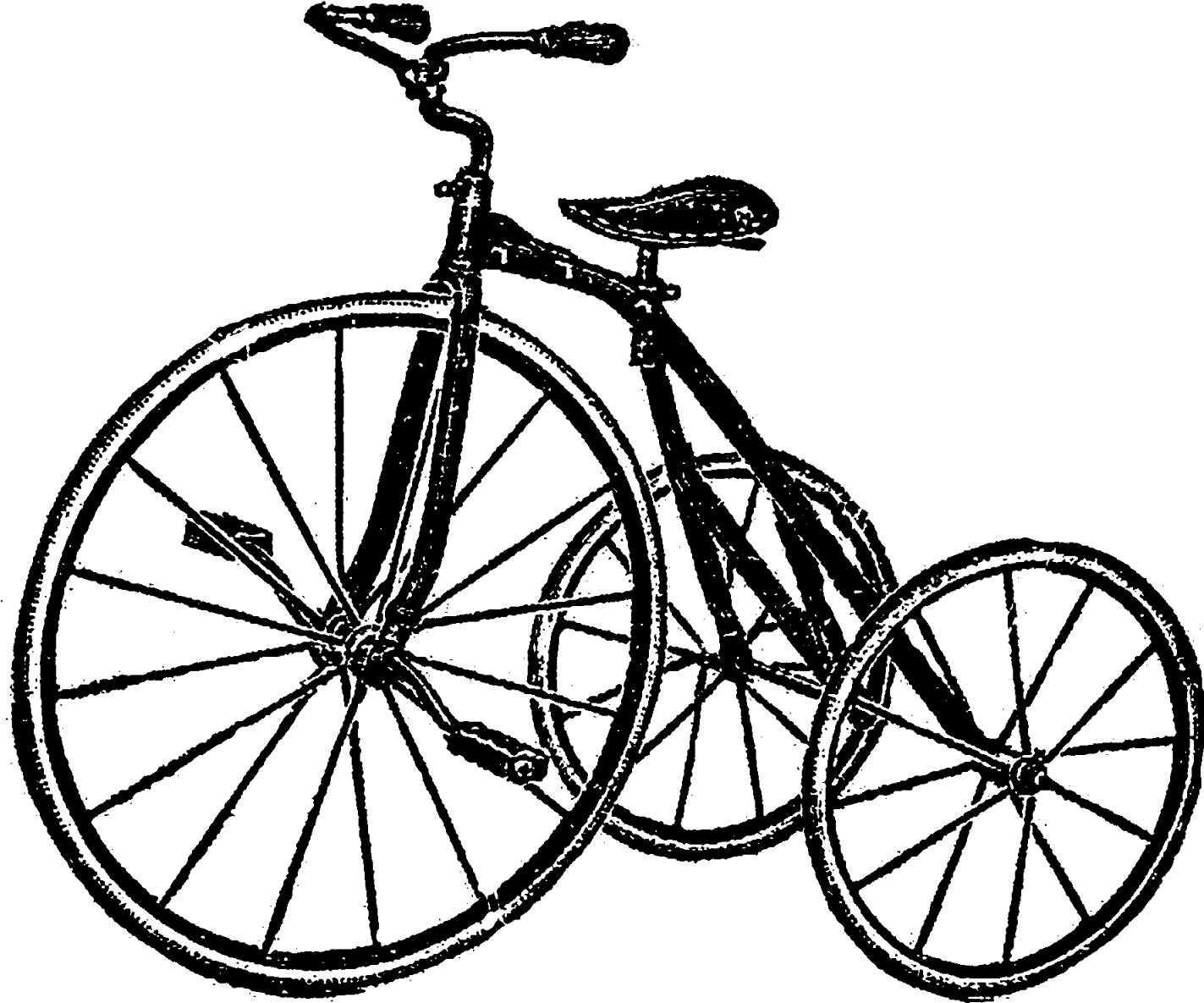 Digital Bike Tricycle Image Downloads Clipart - Full Size Clipart ...