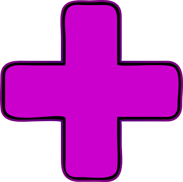 Purple Cross Clip Art - Png Download - Full Size Clipart (#2370154 ...