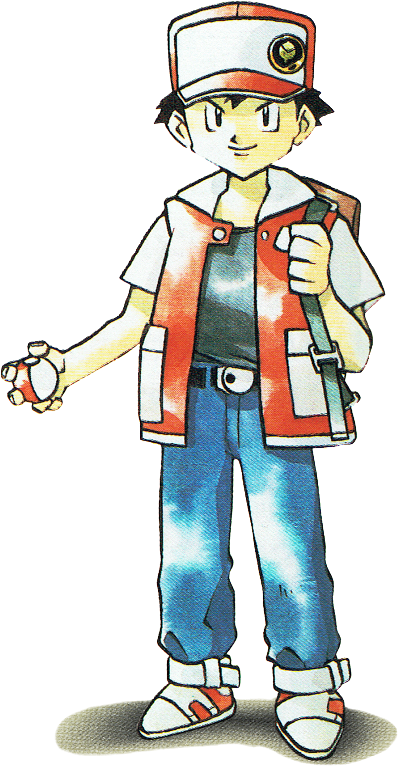 It's Red, From Pokemon Or Ash, Depending On The Continuity Clipart ...