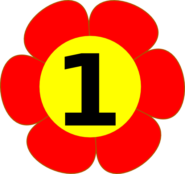 Counting Flower Clipart - Full Size Clipart (#2377553) - PinClipart