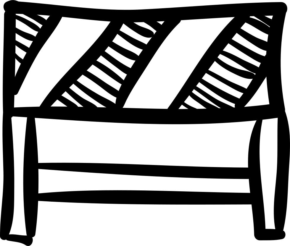 Construction Barrier Hand Drawn Tool Comments Clipart - Full Size ...