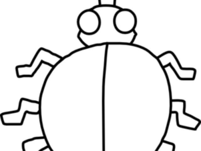 Ladybird Outline Clipart - Full Size Clipart (#2391571) - PinClipart