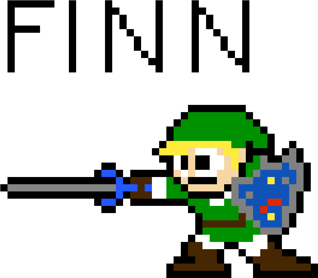 Link Pixel Art I Made For My Friend Clipart - Full Size Clipart ...