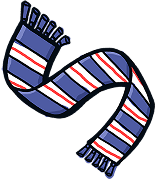 Rangers Scarf Clipart - Full Size Clipart (#2393363) - PinClipart